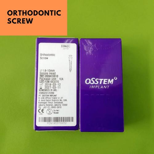 Jual Orthodontic Screw Osstem Mini Screw - 1.6 - 8 Bracket - Jakarta ...