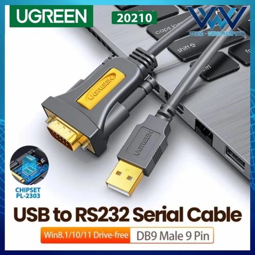 Jual UGREEN USB to RS232 Serial DB9 Male Adapter - 1,5 METER 20211 ...