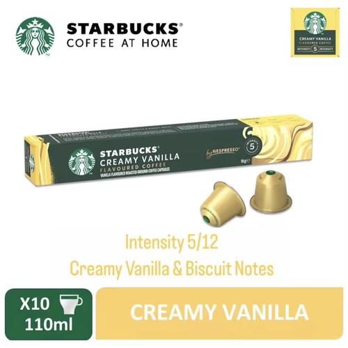 Jual Starbucks NESPRESSO Creamy Vanilla Coffee Capsule ORIGINAL ...