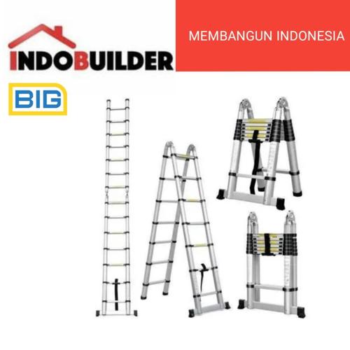 Jual BIG MULTIPURPOSE TELESCOPIC LADDER 4 METER TANGGA ALUMINIUM - Kab ...