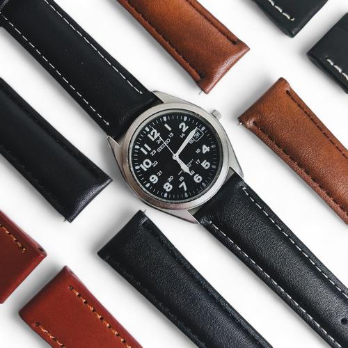 Promo TALI JAM TANGAN KULIT STRAP JAM TANGAN PRIA LEATHER STRAP 20mm ...