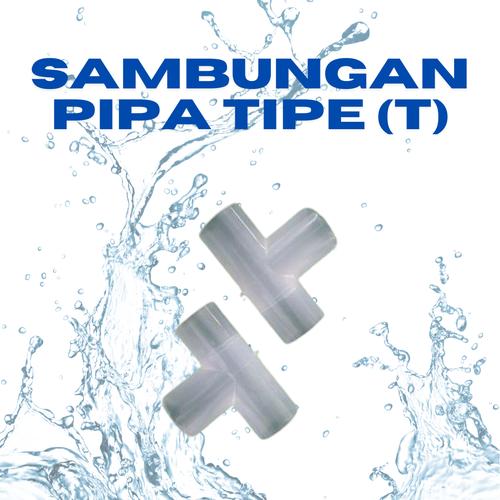 Jual Shock Sok Pipa Knee T / Sambungan Pipa Aquarium T Bening / T Pipa ...