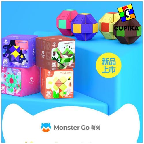 Jual Rubik Snake Monster Go Twist Snake 24 Dus Box - Pink hijau ...