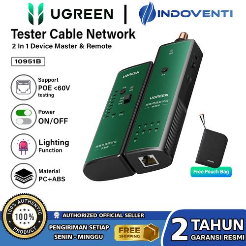 Jual UGREEN Alat Tester Lan Cable Penguji Kabel Modem Internet RJ45 ...