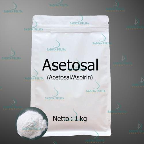 Jual ASETOSAL/ACETOSAL/ASPIRIN/ASAM ASETILSALISILAT - 500 Gram - Kota ...