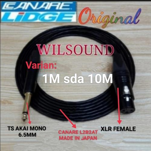 Jual KABEL AUDIO SOUND SYSTEM CANARE L2B2AT KECIL JACK TS AKAI MONO TO ...