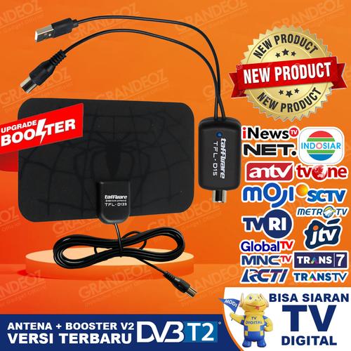 Promo Antena TV Indoor Digital + Booster STB Set top Box Anten for ...