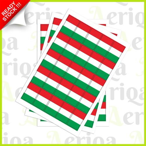 Jual Stiker Pipi Bendera Italia - Italy Persegi - Face Sticker Set ...