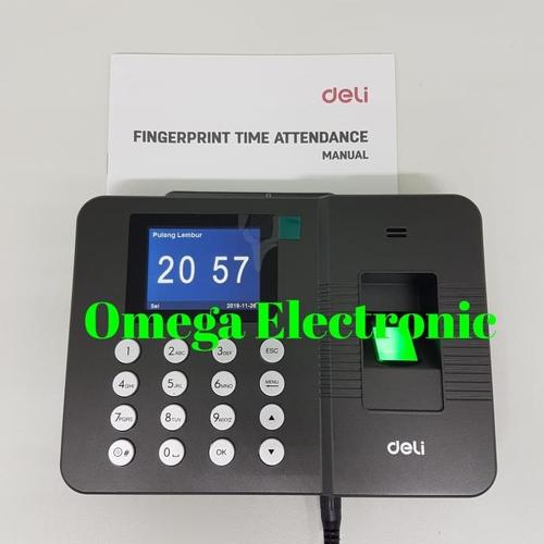 Jual RESMI Mesin Absen Finger Print Deli E 3960 Absensi Fingerprint ...