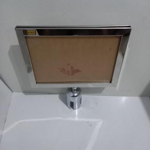 Jual Signframe A4 Landscape Signage poster papan tiang antrian ...