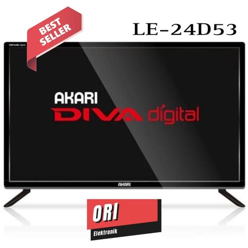 Jual AKARI LED TV DIVA DIGITAL 24" LE-24D53 - LED+PACK KAYU - Kota ...
