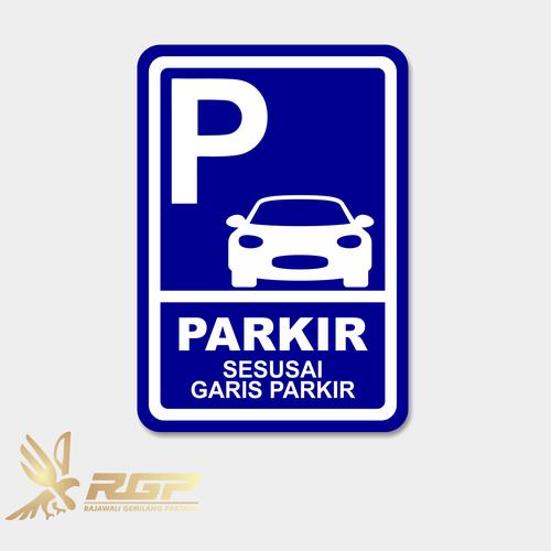 Jual Rambu Parkir Mobil Sesuai Garis Parkir 35cm x 50cm Allumunium ...