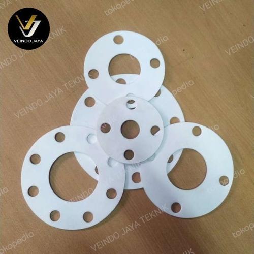 Jual Gasket PTFE Teflon Flange JIS 10k 3" inch / Gasket Sambungan pipa ...