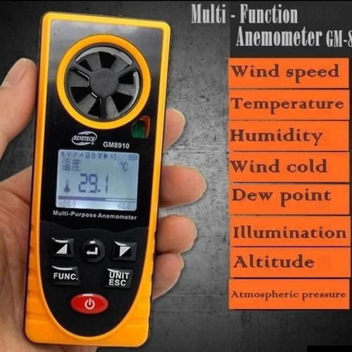 Jual Multi-Function anemometer Benetech GM8910 Environment tester 8 in ...