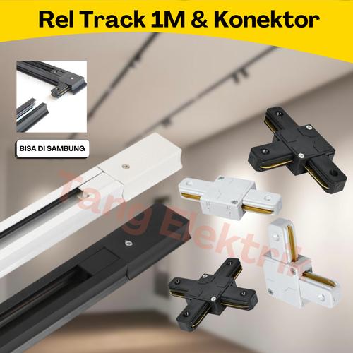 Jual Rail track universal 1m rell track sambungan rel track rell ...