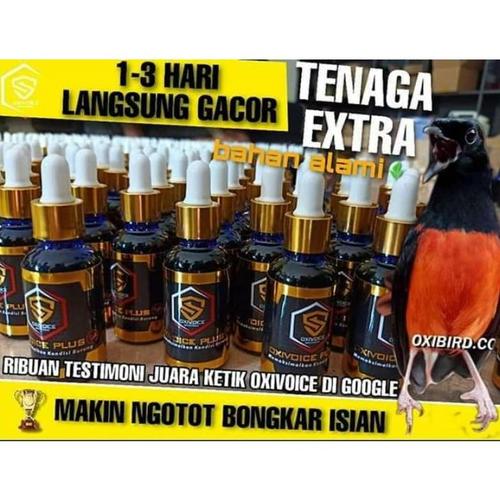 Jual oxivoice plus vitamin burung murai batu harian dan lomba - Jakarta ...