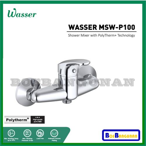 Jual Kran Shower Mixer WASSER MSW-P100 Hot Cold / Keran Shower WASSER ...