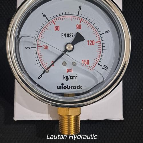 Jual WIEBROCK PRESSURE GAUGE 0-10 BAR 4 INCH STAINLESS - 60 bar ...