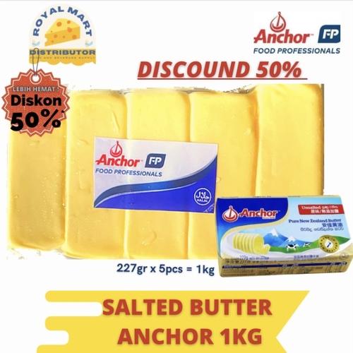 Jual Promo ! Salted Butter Anchor Pure 1kg Butter pure anchor - Kota ...