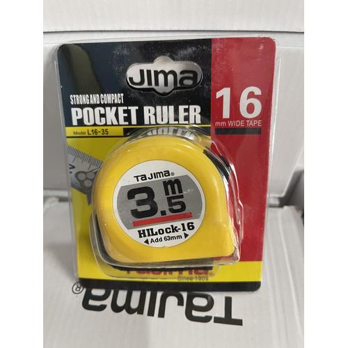 Jual Meteran merk TAJIMA 3.5mm tape measure L1635 alat pengukur - Kab ...