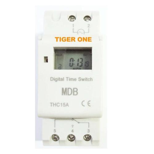 Jual MCB TIMER digital, Timer Switch THC15A, panel lampu listrik ...