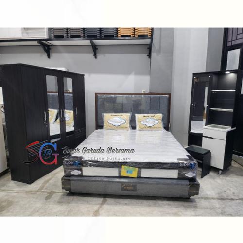 Jual PAKET KAMAR SET PENGANTIN PREMIUM / PAKET KAMAR SET WARNA GELAP ...