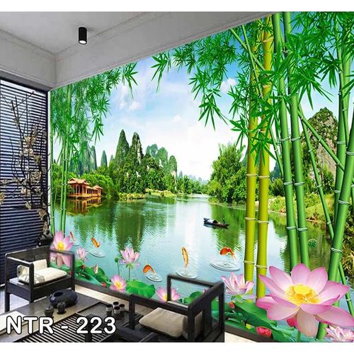 Jual Wallpaper 3D Custom Pemandangan Alam Wallsticker Air Terjun ...