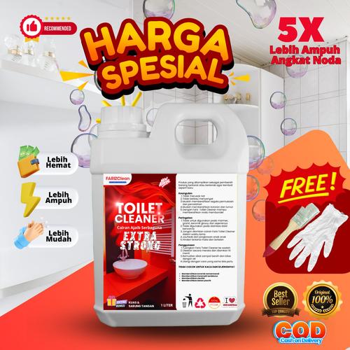 Jual FARIZCLEAN 1 LITER Cairan Pembersih WC Westafel Bowel Kloset ...