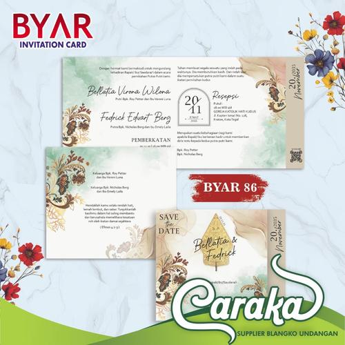 Jual BLANGKO UNDANGAN BYAR 86 - HARGA MURAH TAMPILAN MEWAH - Kota ...