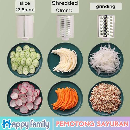 Jual New Varian Happy Family Alat Parutan Serbaguna Multifungsi 4In1 ...