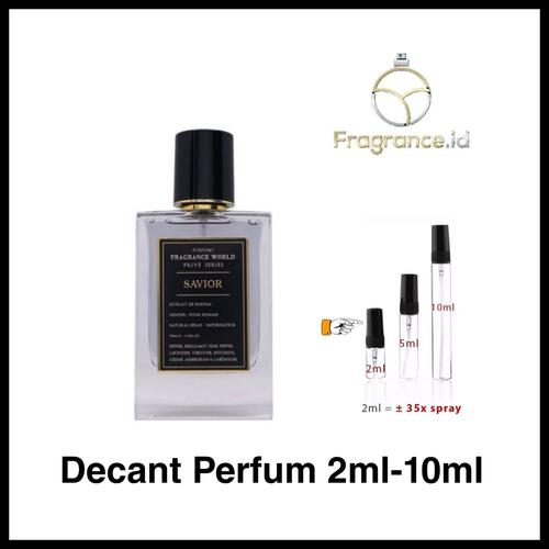 Jual Decant Fragrance World Prive Series Savior for Men Extrait de ...