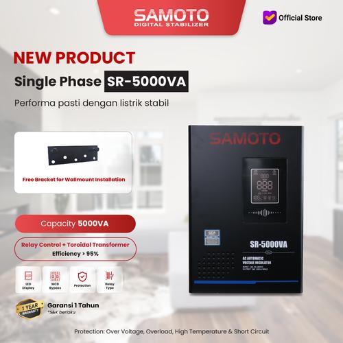 Promo Stabilizer SAMOTO AVR Stabilizer Relay Type SR5000 VA Relay ...