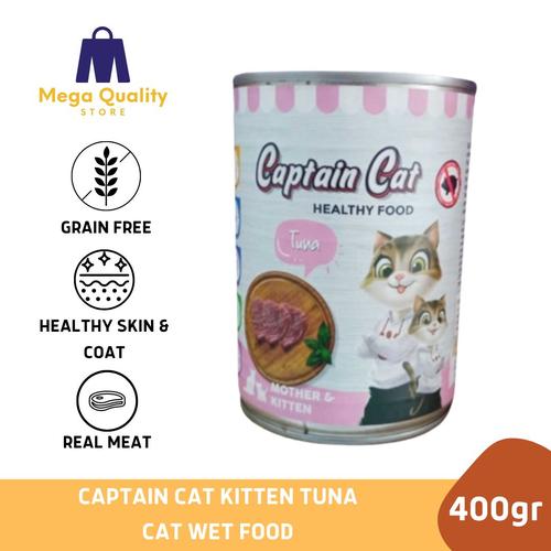 Jual Captain Cat Kitten Tuna Cat Wet Food Kaleng 400gr - Jakarta Timur ...