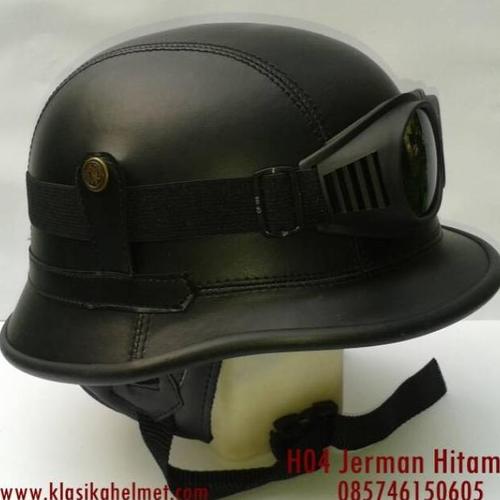Jual Helm Army Jerman model Klasik Army motor Modifikasi Cb Harley ...