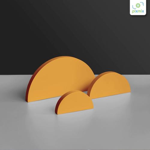 Promo Props Properti Foto Produk Slice Round / Irregular Shape ...