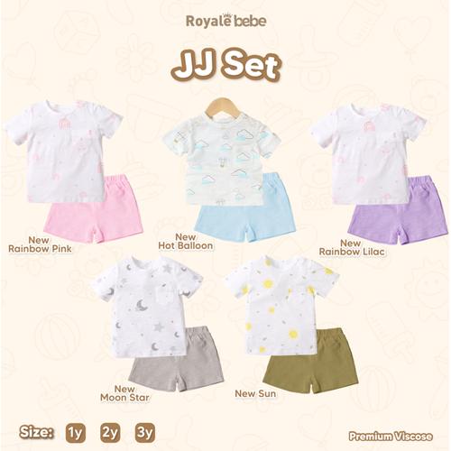 Promo Royale Bebe -JJ Set | Setelan Baju Anak - Rainbow Pink, 1y ...