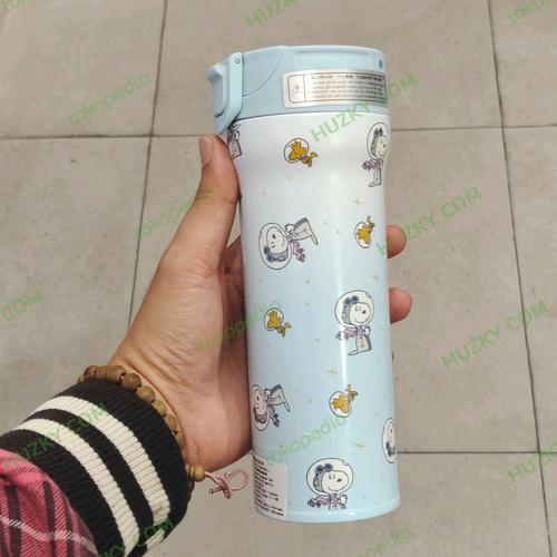 Jual MINISO Termos / Botol Minum Tahan Panas SNOOPY Little Space (420ml ...