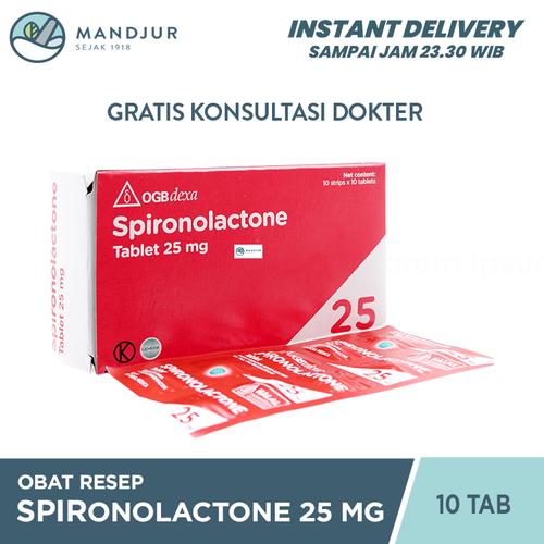 Jual Spironolactone 25 Mg Strip 10 Tablet / Obat Hipertensi - Jakarta ...