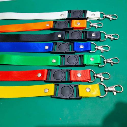 Jual tali id card custom/tali lanyard custom/tali leher custom/tanda ...