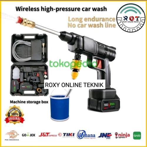 Jual Alat steam cuci motor & mobil Jet cleaner Cordless baterai ...