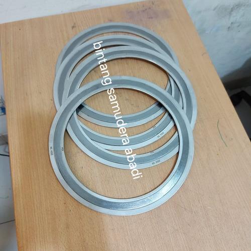 Jual spiral wound gasket swg stainless 1/2" dn15 inch ansi 150 gasket ...