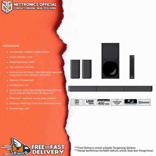 Jual SONY SOUNDBAR HT-S20R - SONY SISTEM SOUNDBAR HOME CINEMA 5.1CH 400 ...