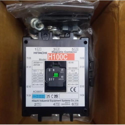 Jual Magnetic Contactor Hitachi H100C coil 220VAC - Kab. Tangerang ...