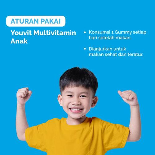 Jual Multivitamin Gummy Anak untuk Tumbuh Kembang | Youvit Multivitamin ...