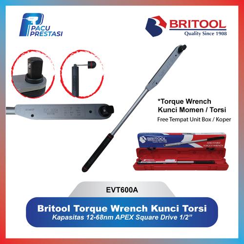Jual Britool EVT600A Kunci Momen Kunci Torsi 1/2" Torque Wrench EVT 600 ...