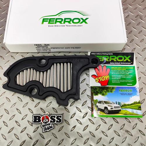 Promo Stainless Air Filter Udara Ferrox Vespa Sprint Primavera S LX 3V ...