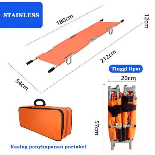 Jual Kain Tandu Lipat 2 Paduan Aluminium Portable Tandu Kesehatan ...