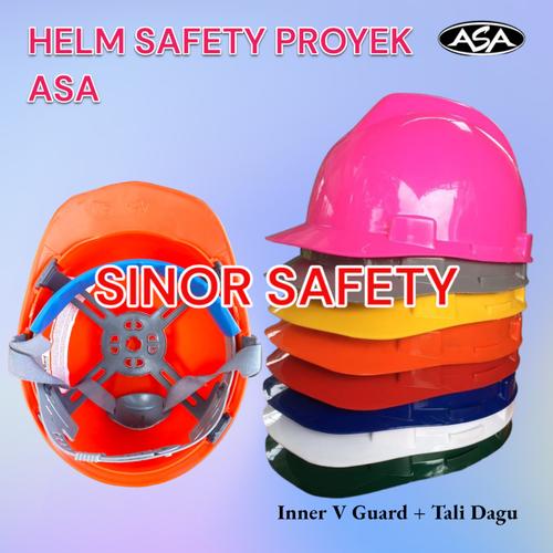 Jual Helm Proyek ASA V Guard Lengkap dengan Tali Dagu Kualitas Premium ...