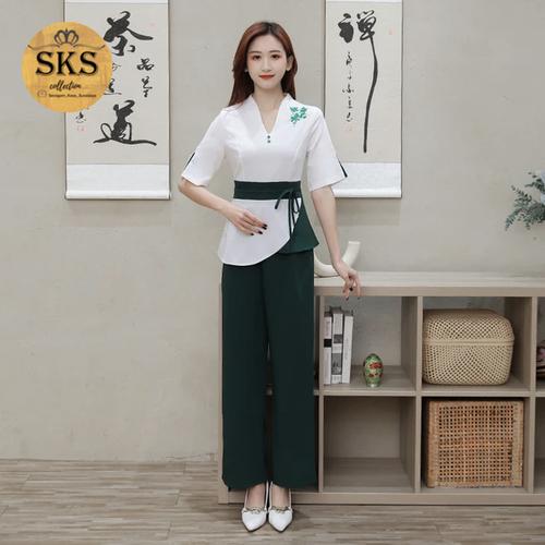 Jual Stelan seragam wanita spg uniform hotel front desk uniform ...