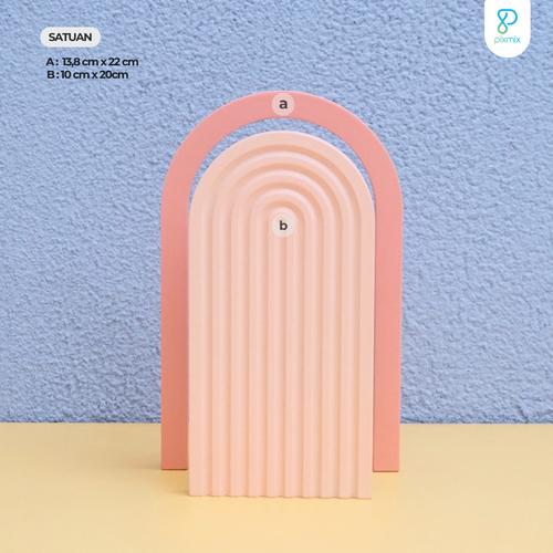 Jual Arch Props / Wood U Shape - Properti Foto Pixmix - Double U Shape ...